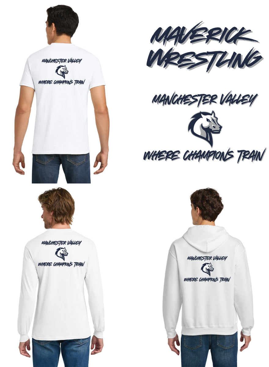 Manchester Valley Wrestling White Cotton – InkSplash