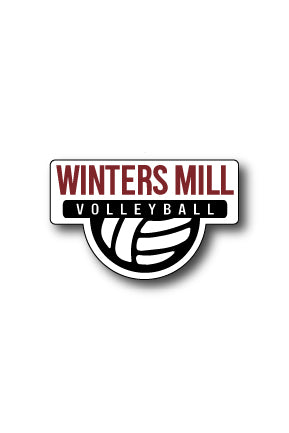 Winters Mill Volleyball Sticker 2 Pack – InkSplash